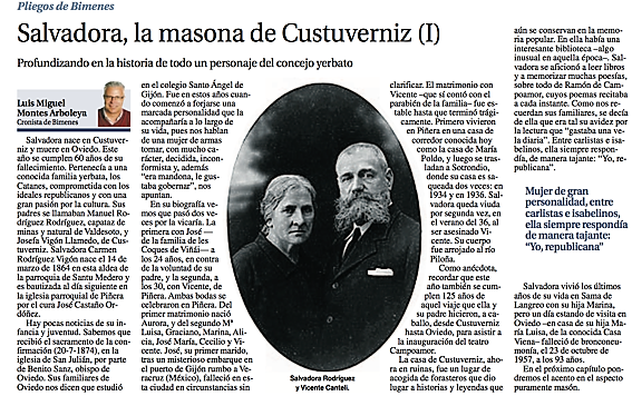 SALVADORA, LA MASONA DE CUSTUVERNIZ (I) – Real Asociación Española de ...